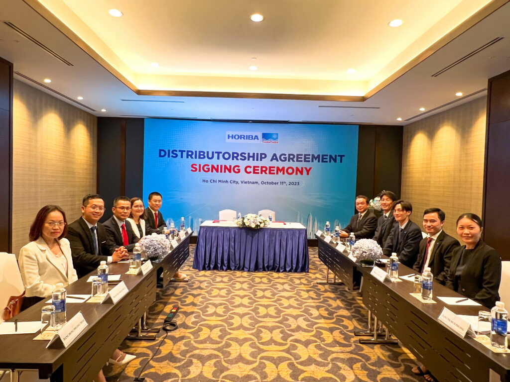 Cooperation Signing Ceremony Between Horiba And Thanh Thien – Marking ...